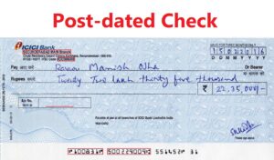 postdate a check meaning - Financial Learning Class